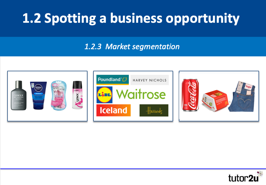 1.2.3 Market Segmentation Teacher Powerpoint for Edexcel GCSE Business ...