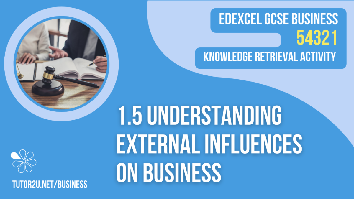 54321 Knowledge Retrieval Activity (Edexcel GCSE Business) - 1.5 ...