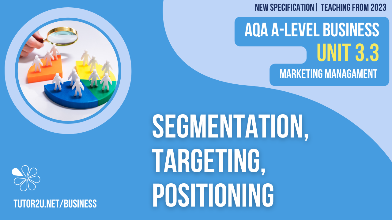 3.3.3 ﻿Making marketing decisions: segmentation, targeting, positioning ...