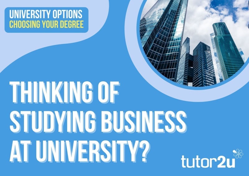 Wall display: Studying a Business related course at university (for ...