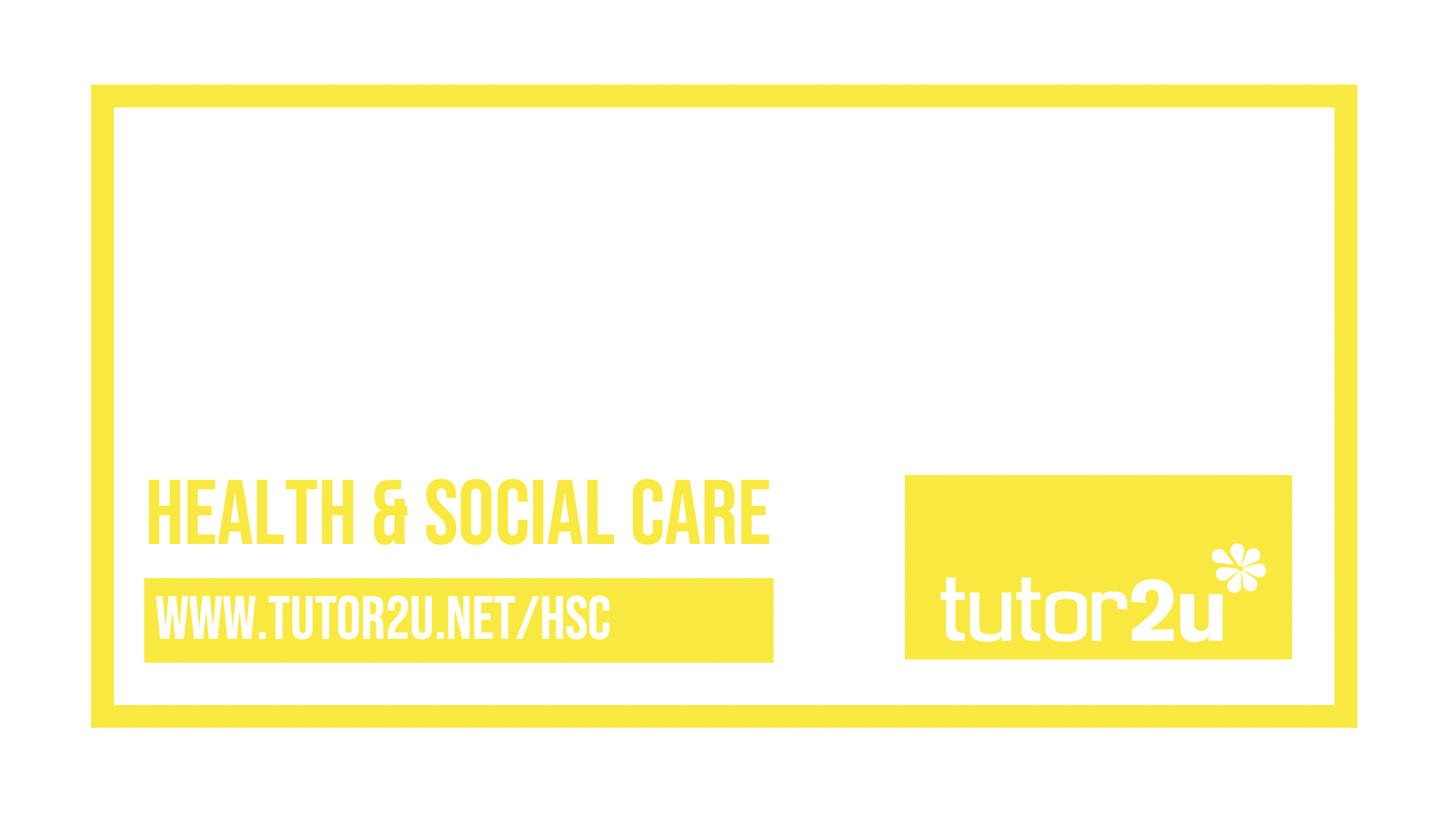Predictable life events | Topics | Health & Social Care | tutor2u