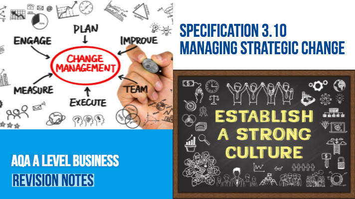 AQA A Level Business Study Notes: 3.10 - Managing Strategic Change ...