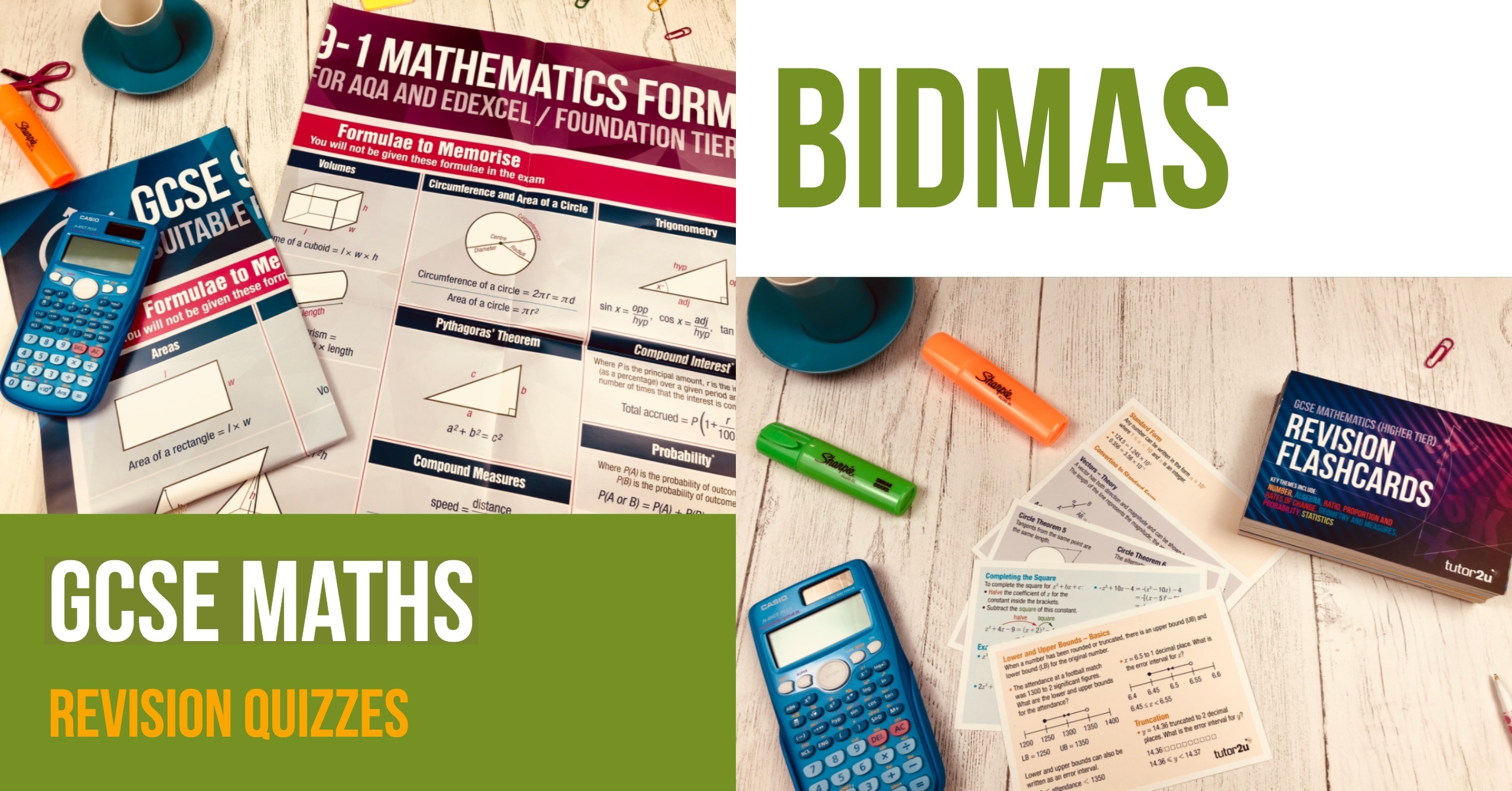 BIDMAS Revision Quiz | Reference Library | Maths | tutor2u