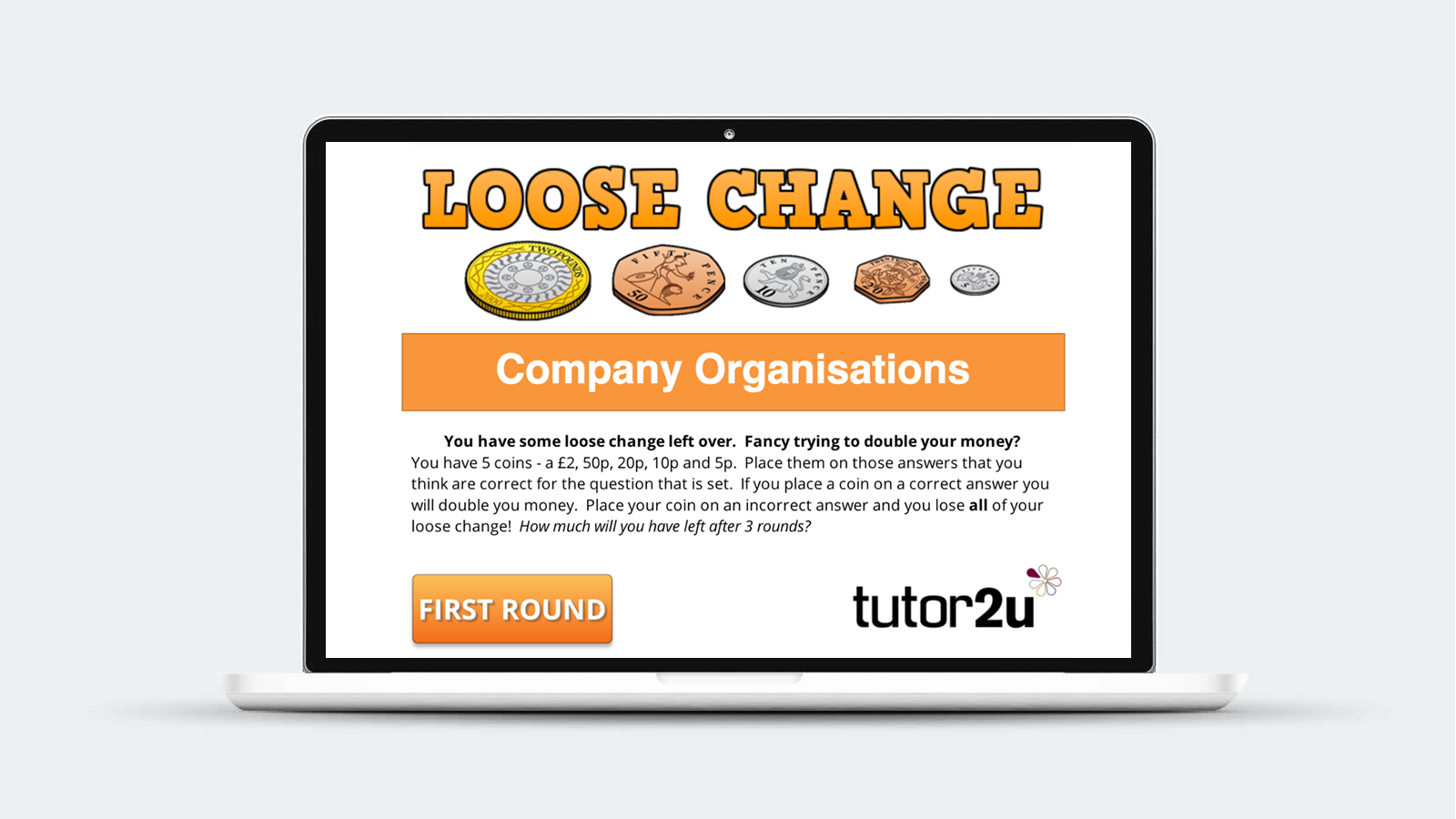 Business Organisation "Loose Change" Activity | Reference Library ...