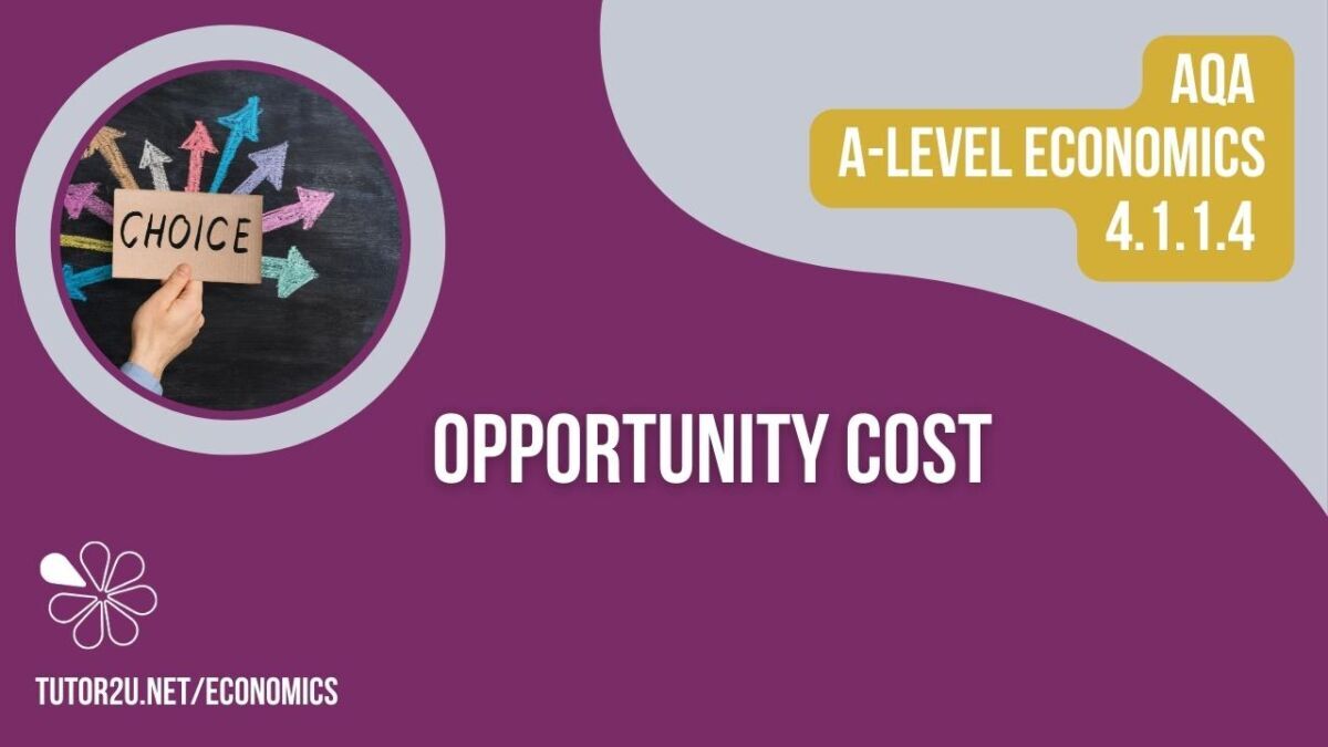 4.1.1.4 Opportunity Cost (AQA A-Level Economics Teaching PowerPoint ...