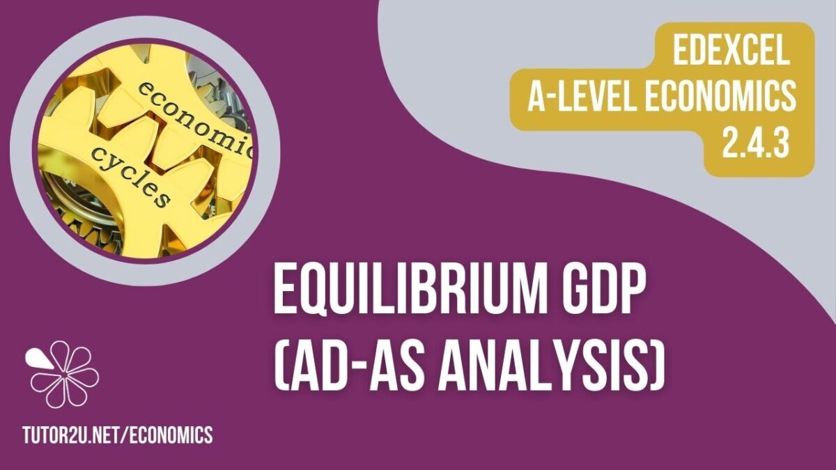 2.4.3 Equilibrium Real National Output (Edexcel A-Level Economics Teaching PowerPoint ...