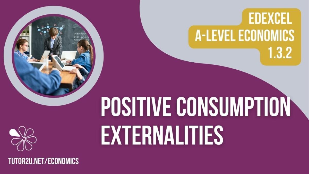 1.3.2 Positive Consumption Externalities (Edexcel A-Level Economics ...