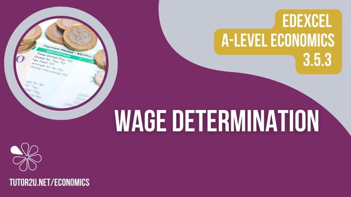 3.5.3 Wage Determination (Edexcel A-Level Economics Teaching PowerPoint ...