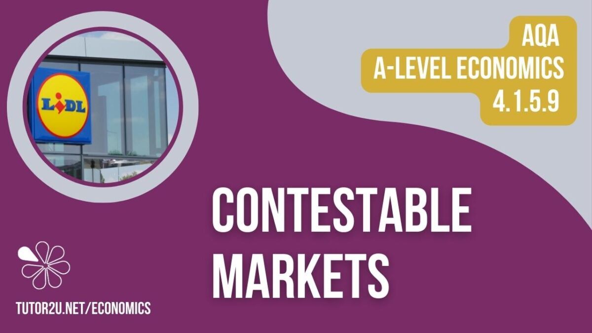 4.1.5.8 Contestable Markets (AQA A Level Economics Teaching Powerpoint ...