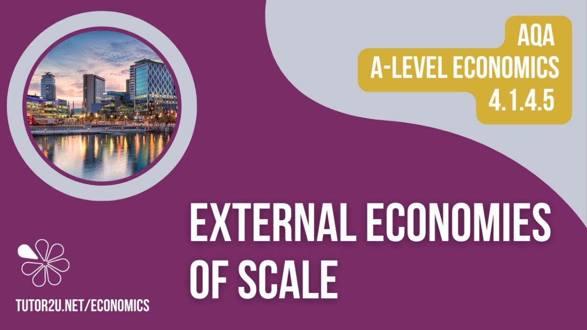4.1.4.5 External Economies of Scale (AQA A-Level Economics Teaching ...