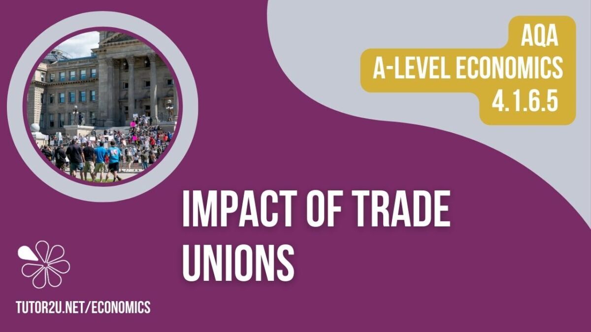 4.1.6.5 Influence of Trade Unions (AQA A-Level Economics Teaching ...