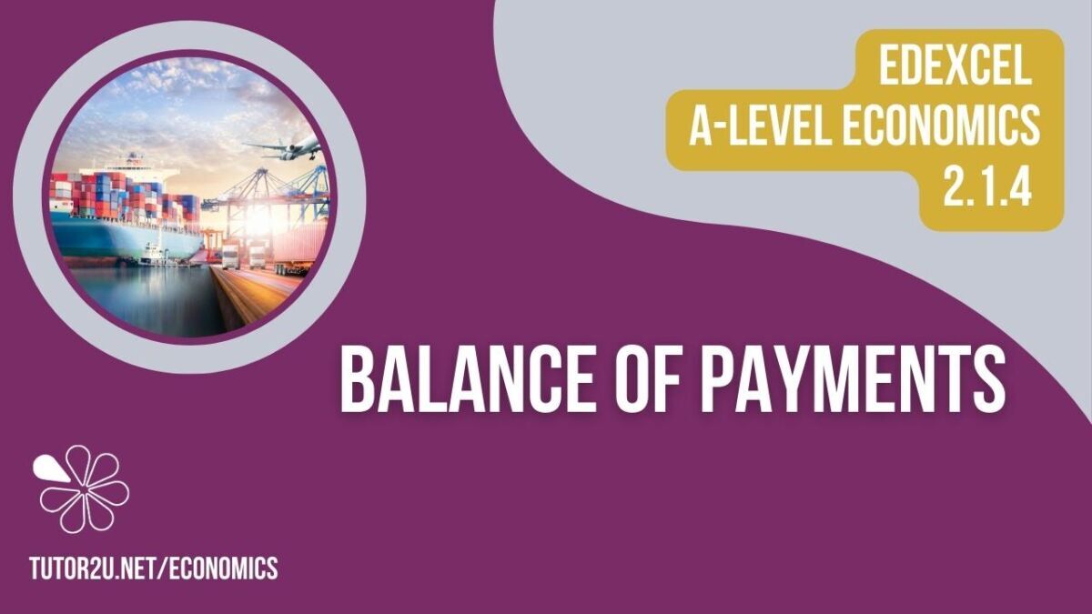2.1.4 - Balance of Payments (Edexcel A-Level Economics Teaching ...