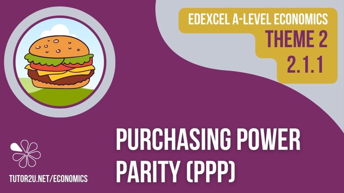 2 1 1 Purchasing Power Parity Edexcel A Level Economics Teaching