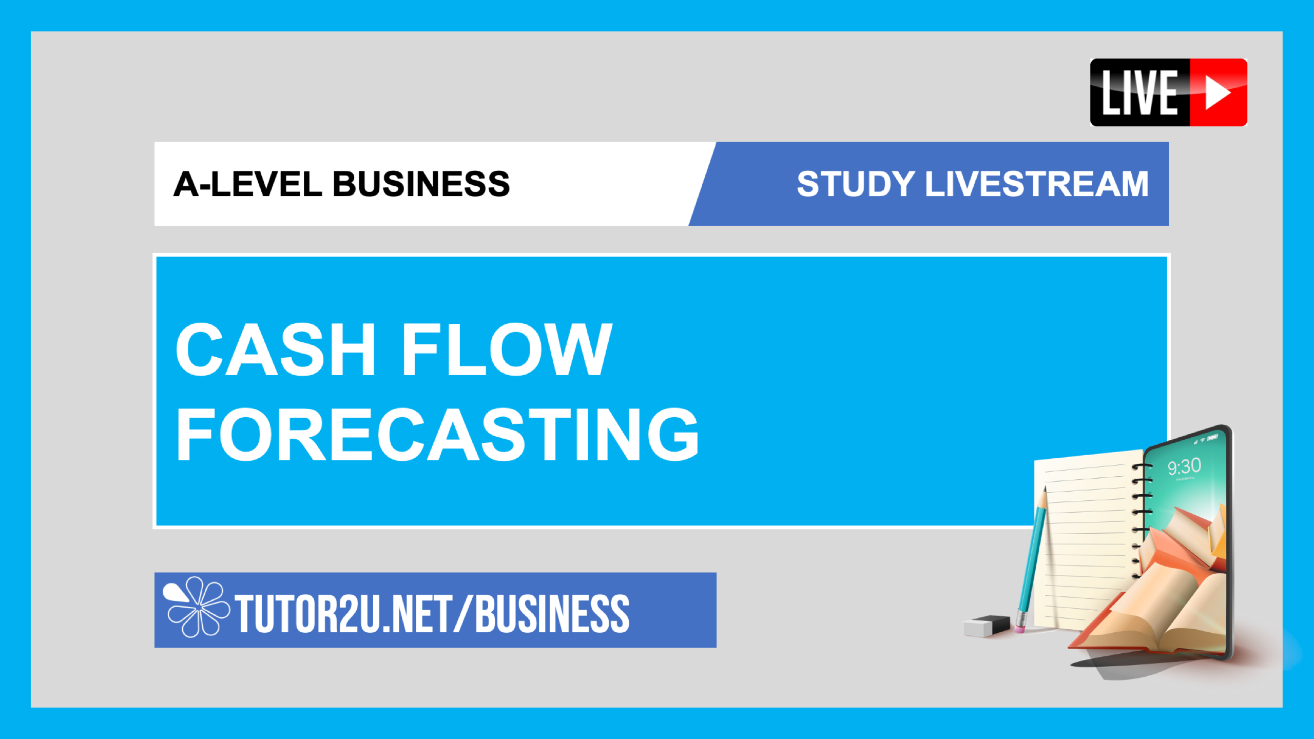 A-Level Business | Study Livestream | Cash Flow Forecasting ...