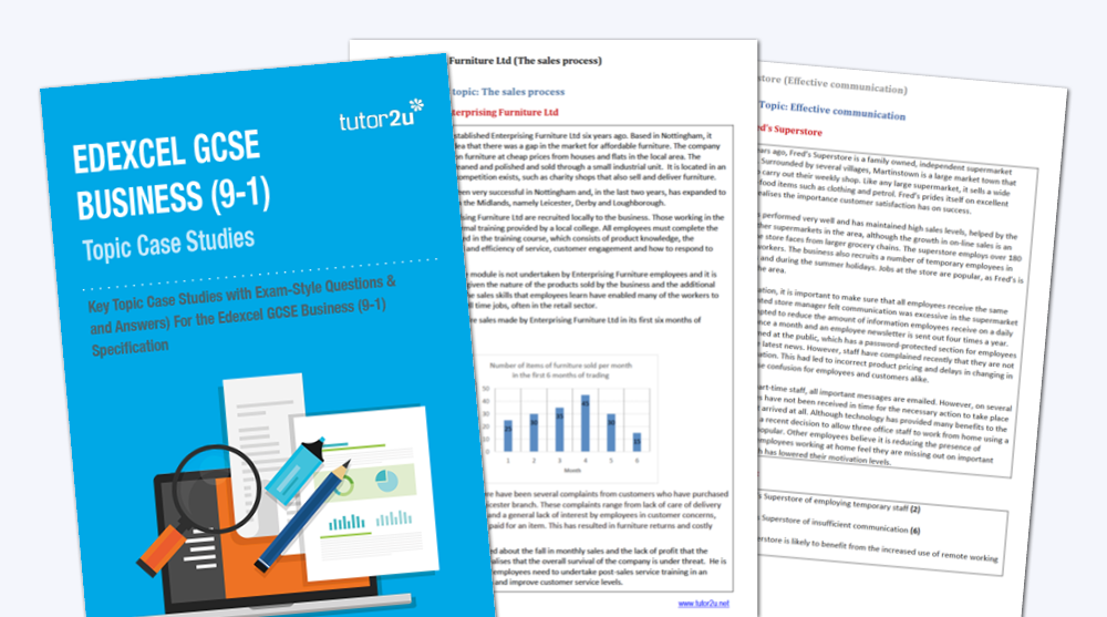 Case Studies (Vol1) for Edexcel GCSE (9-1) Business | Shop | Business ...