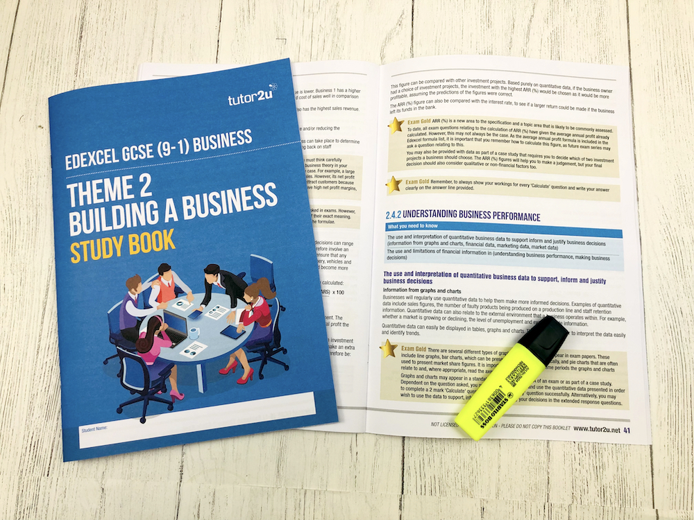 Theme 2 Study Book for Edexcel GCSE Business | tutor2u