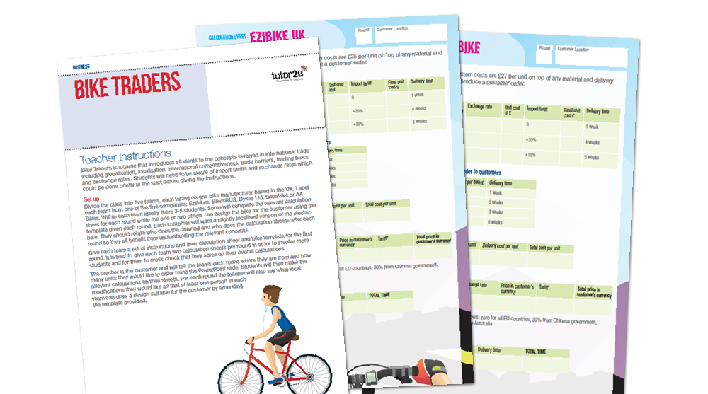 Bike Traders (International Trade) | Shop | tutor2u