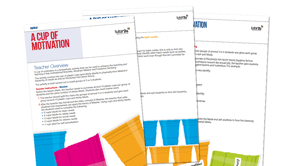 A Cup of Motivation | Shop | tutor2u