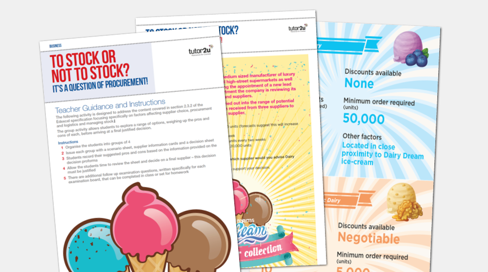 To Stock or Not to Stock (Procurement & Inventory Management) | Shop ...