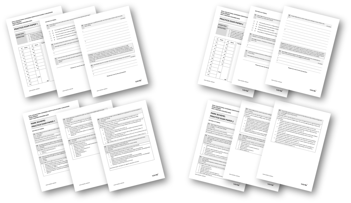 Unit 2 Keeping Children Safe Exam Practice Papers for AAQ BTEC National ...