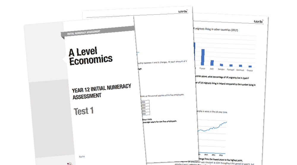 Initial Numeracy Assessments for A Level Economics | Blog | Economics ...