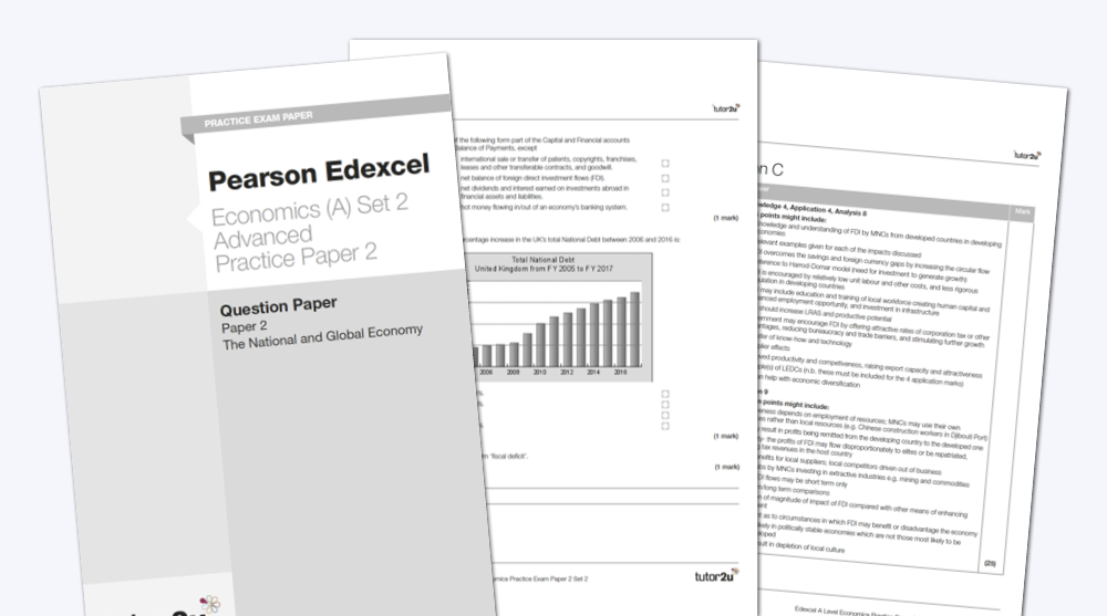 Practice Exam Papers (Volume 2) for Edexcel A-Level Economics A (Linear ...
