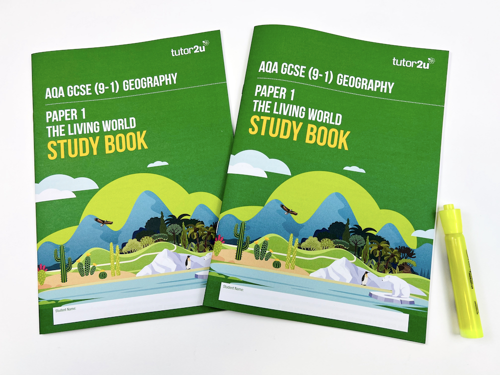 Paper 1 The Living World Study Book for AQA GCSE Geography | Shop | tutor2u