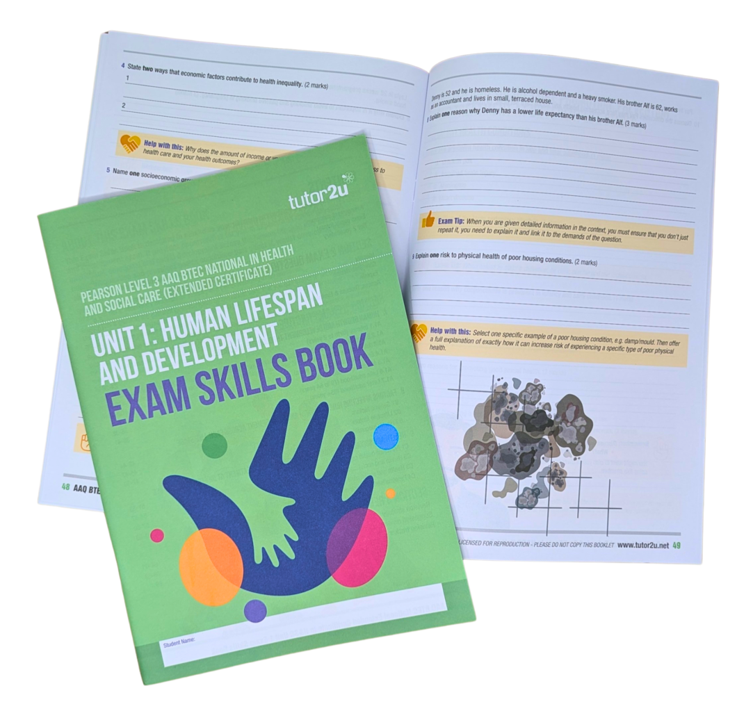 Unit 1 Human Lifespan & Development Exam Skills Book for AAQ BTEC ...