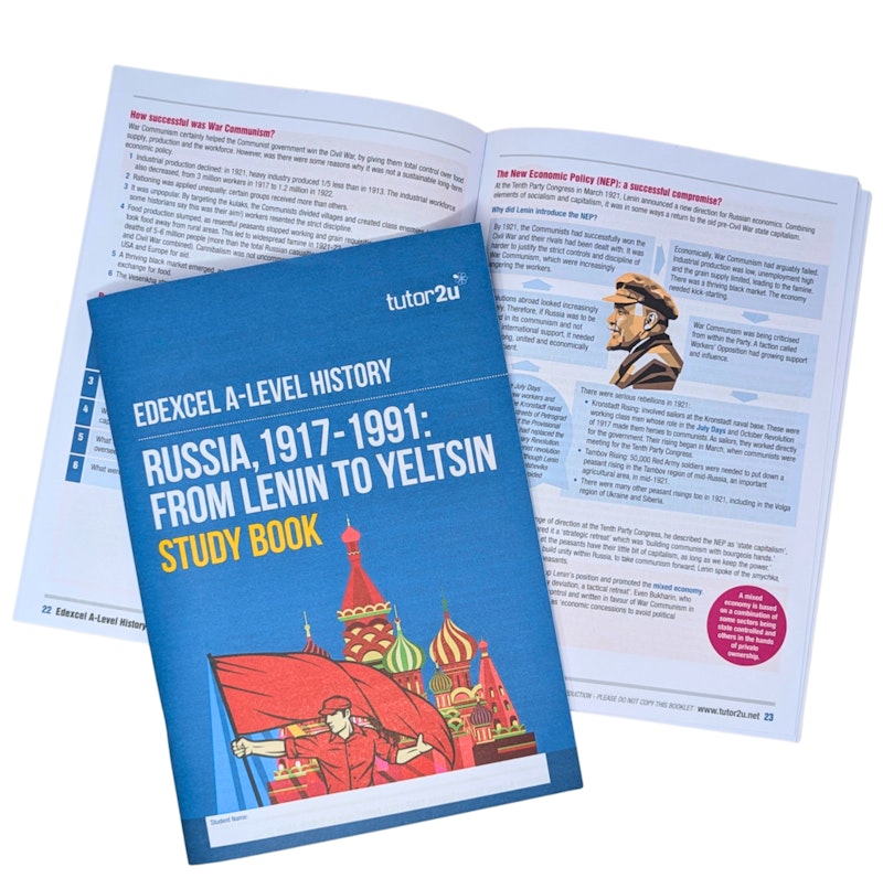 Russia, 1917-1991: From Lenin to Yeltsin Study Book for Edexcel A-Level History | Shop | History ...