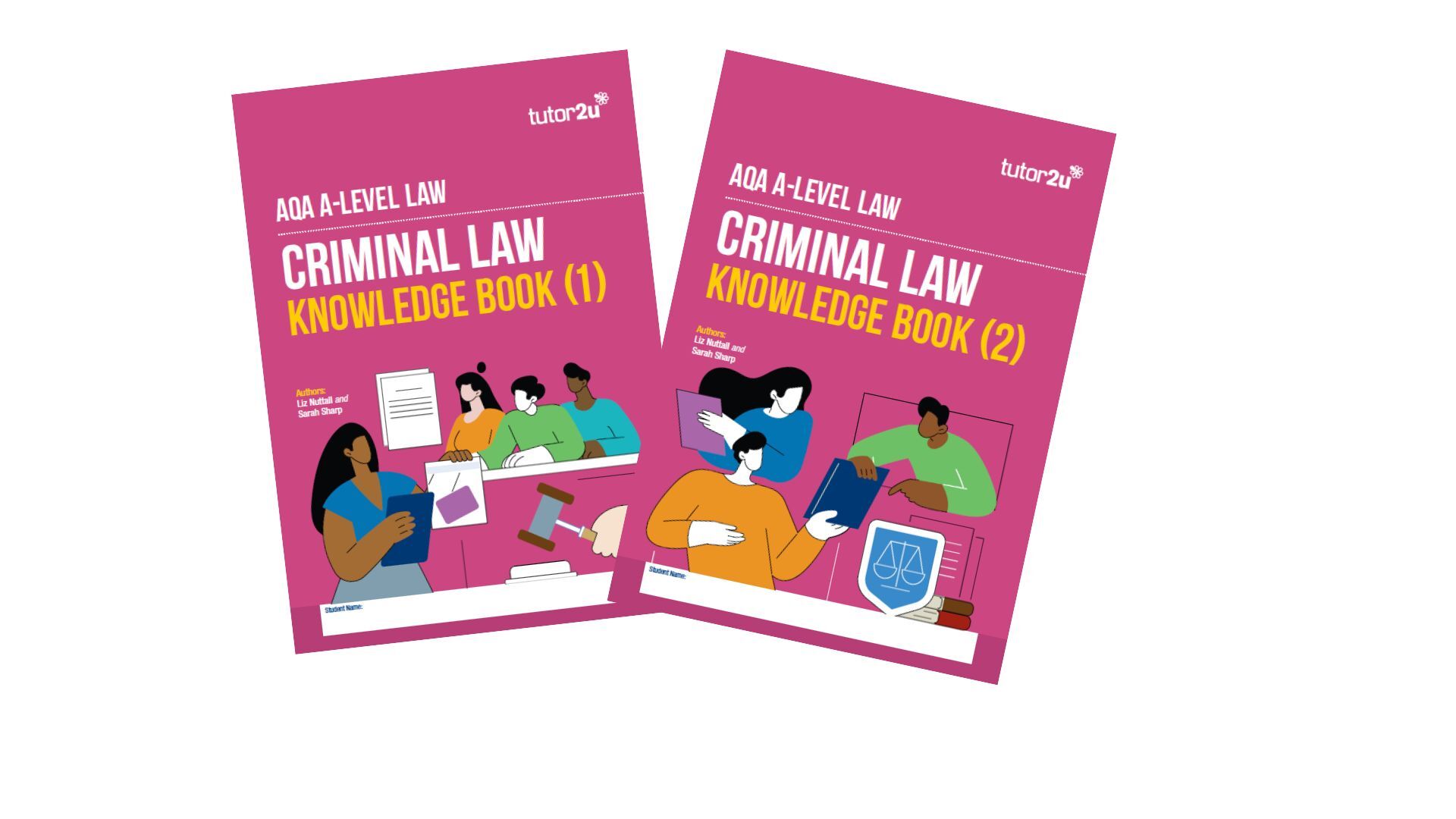 Criminal Law Knowledge Books (1 & 2) for AQA A-Level Law | Shop | tutor2u