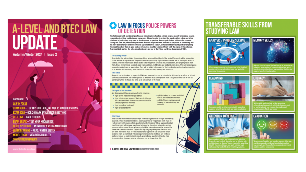 A-Level & BTEC Law Update Magazine | Issue 2 (Autumn/Winter 2024 ...
