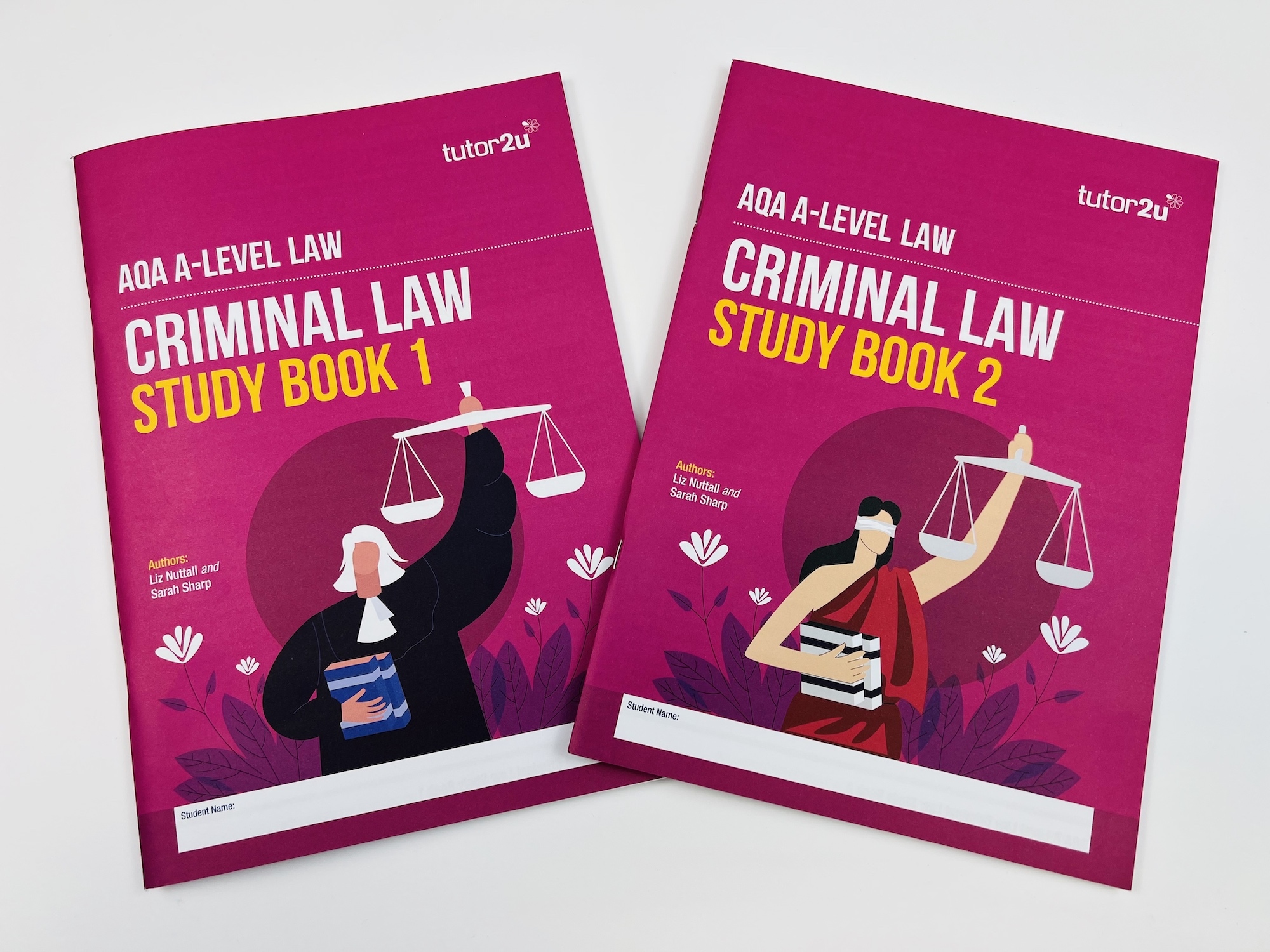 Criminal Law Study Books (1 & 2) for AQA A-Level Law | Shop | tutor2u