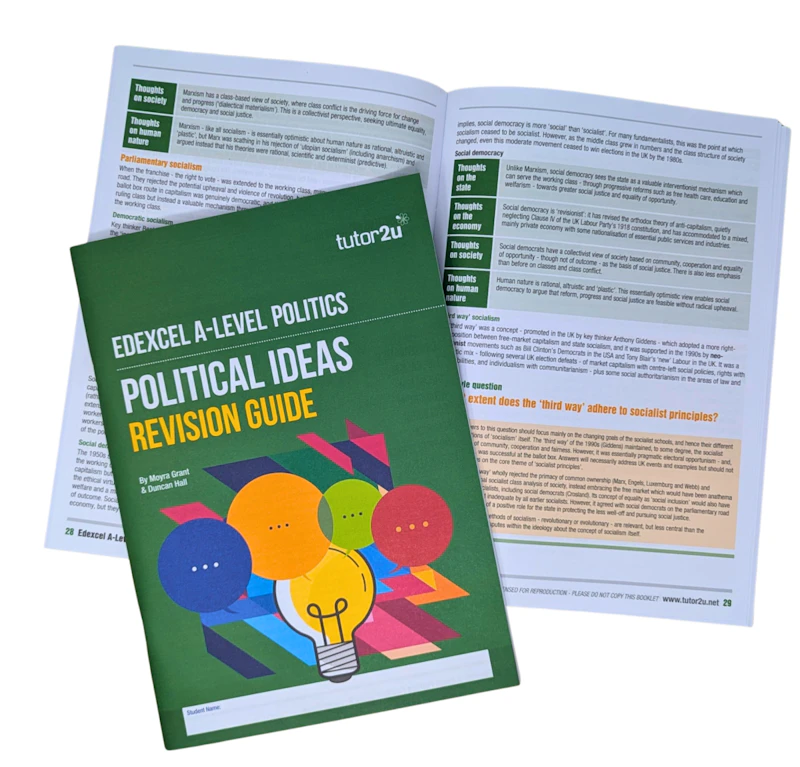 Political Ideas Revision Guide for Edexcel A-Level Politics | Shop ...