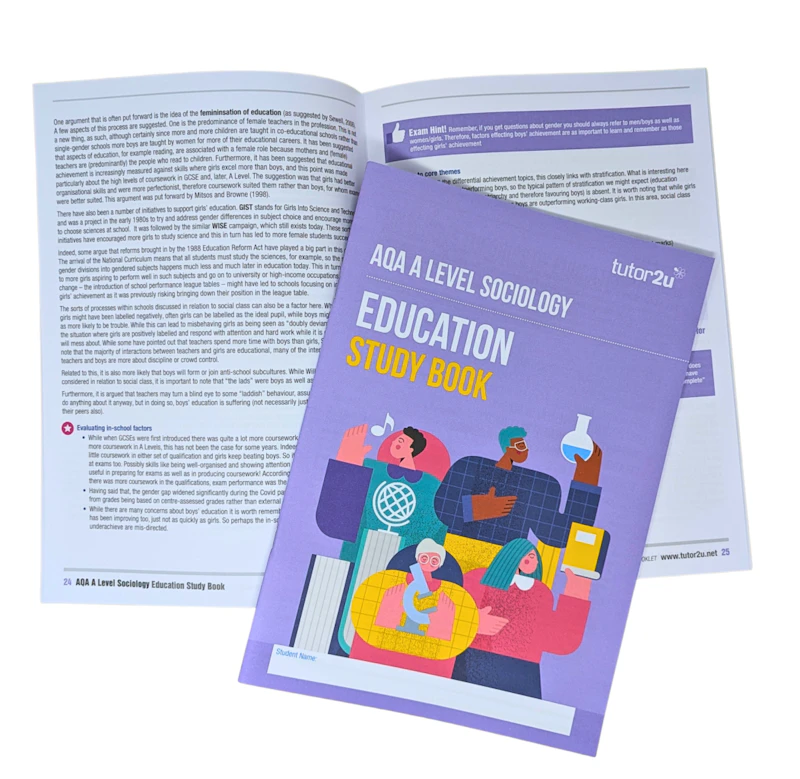 Education Study Book for AQA A-Level Sociology | Shop | tutor2u