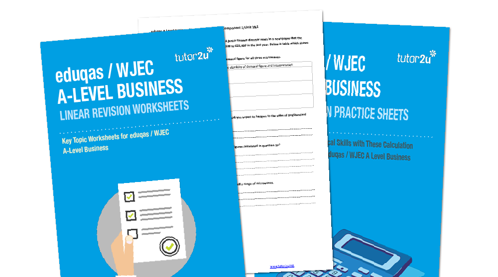 eduqas / WJEC A-Level Business Teaching Resources | Shop | Business ...