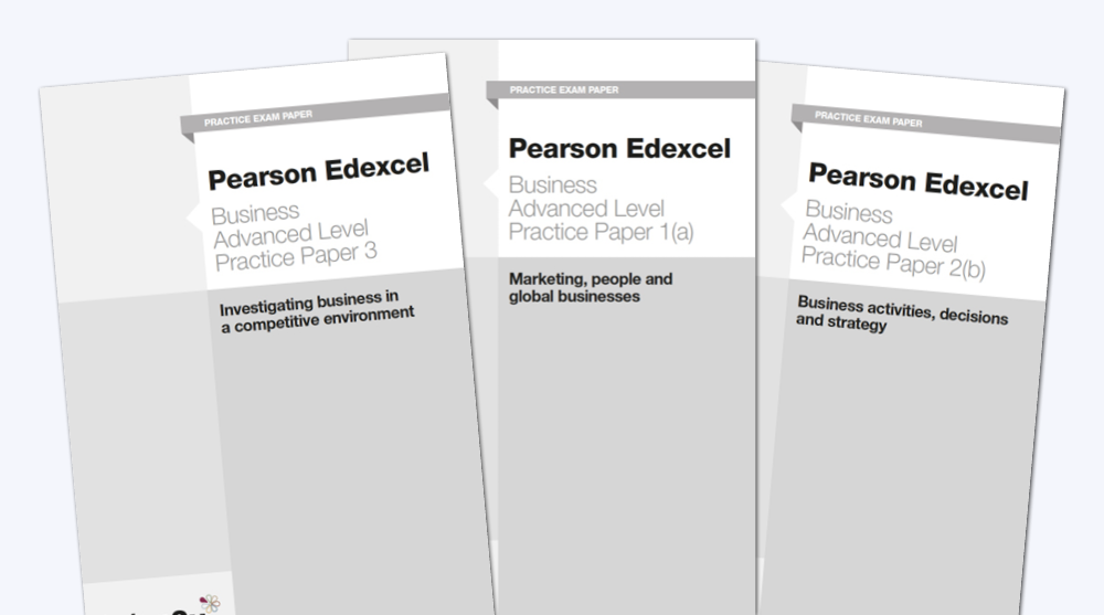 Edexcel A Level Business Practice Exam Papers | Shop | Business | tutor2u