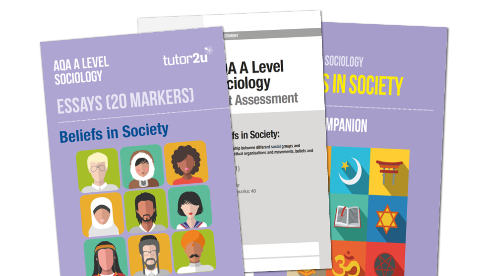 Beliefs in Society (AQA) Teacher & Student Resources | Shop | Sociology ...