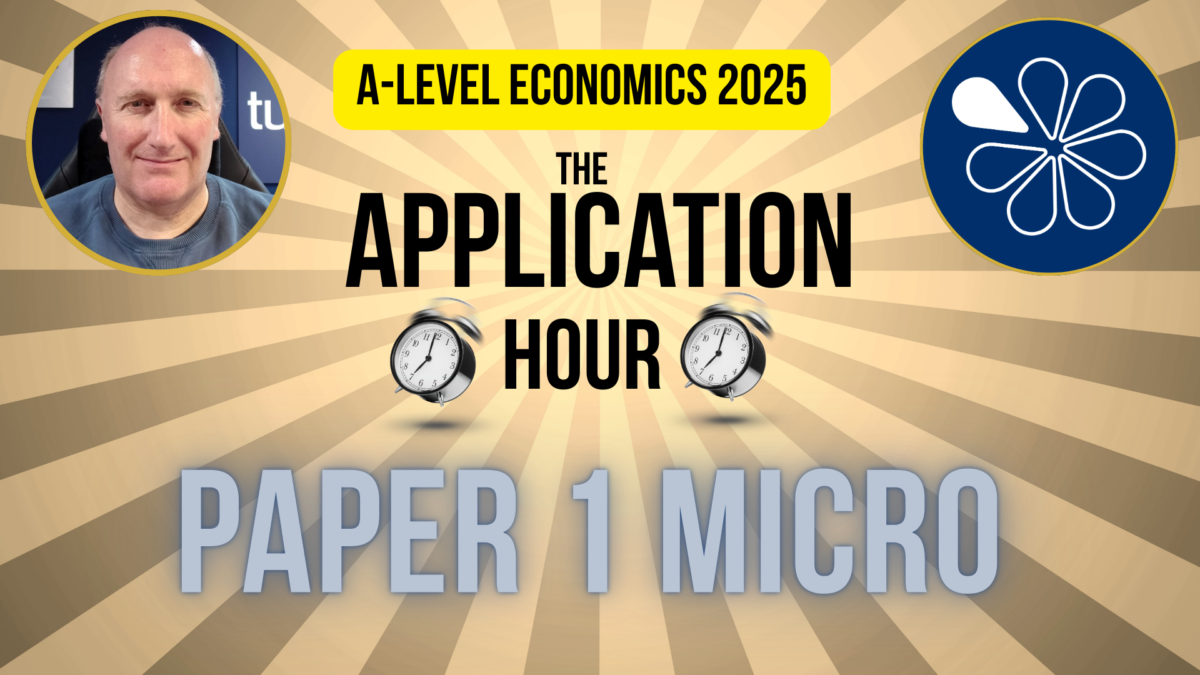 The Application Hour for Paper 1 Micro (2025) | Essential A-Level Economics Revision for Paper 1 ...