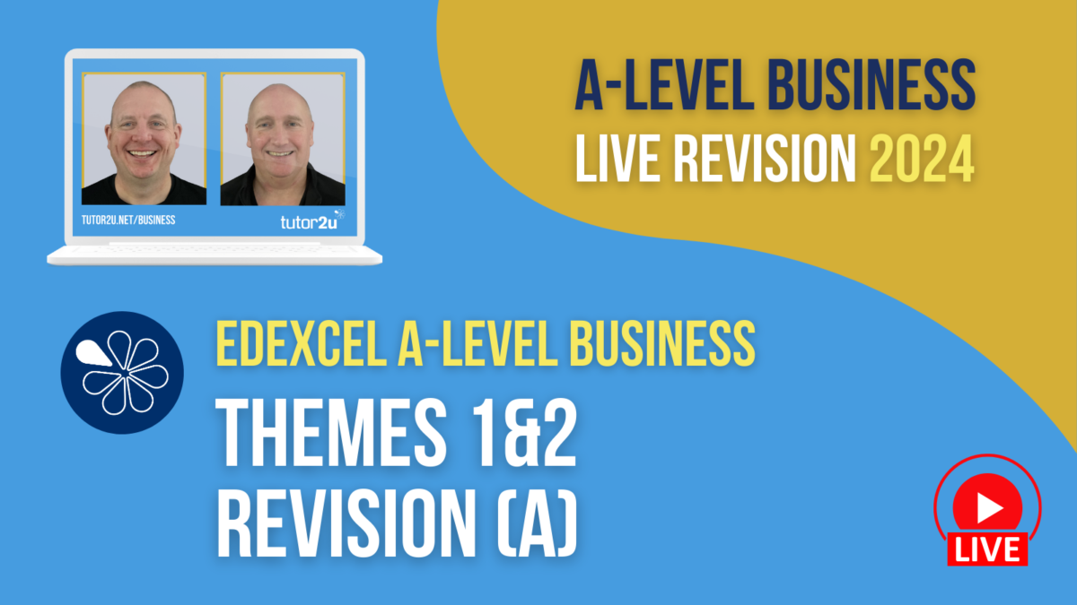 Themes 1&2 Revision (A) | Edexcel A-Level Business Revision for 2024 ...