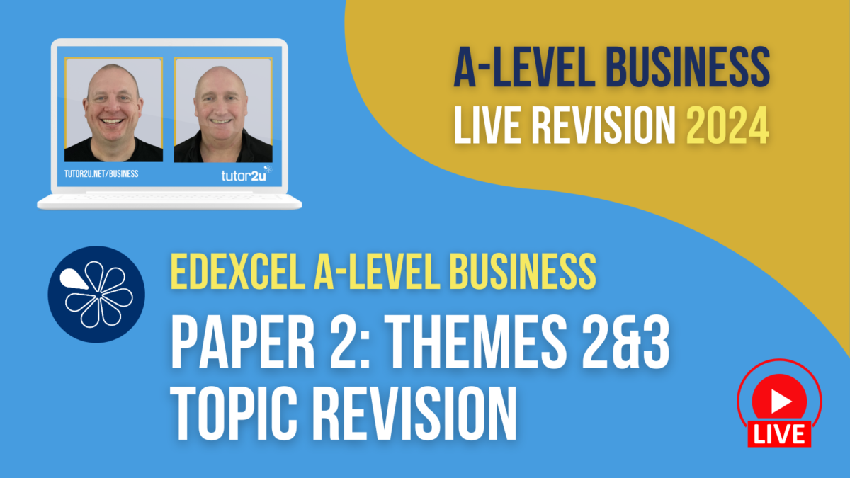 Edexcel Paper 2 Themes 2&3 Topic Revision | A-Level Business Revision ...