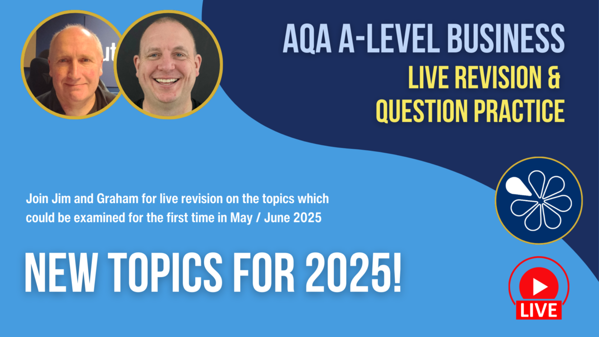New Topics for 2025 | Exam Revision for AQA A-Level Business ...