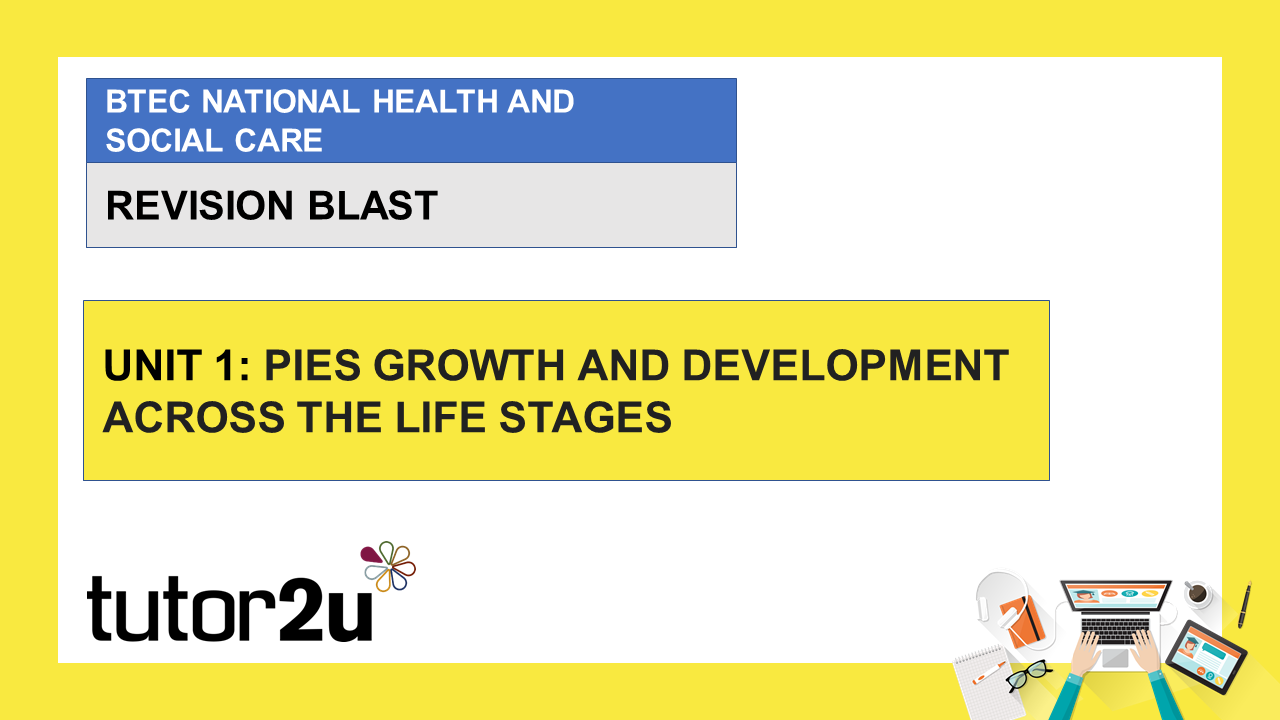 Health and Social Care BTEC National Unit 1 PIES Growth and Development ...
