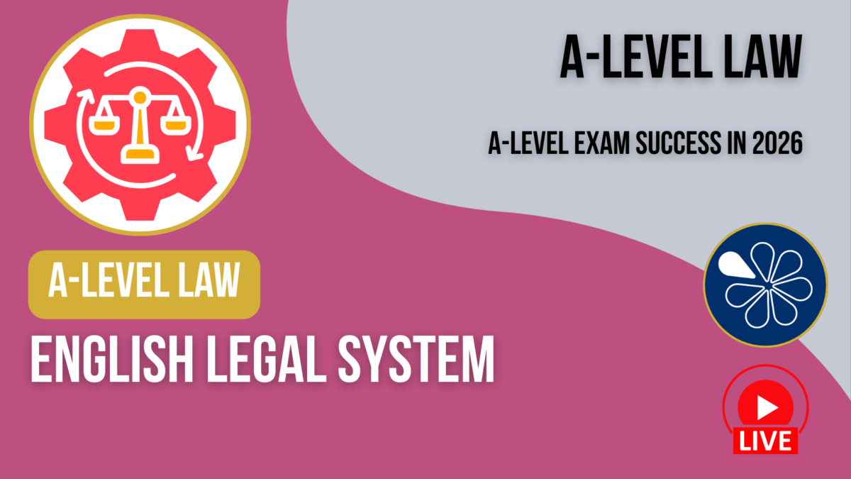 A-Level Law | English Legal System | Livestreams | tutor2u