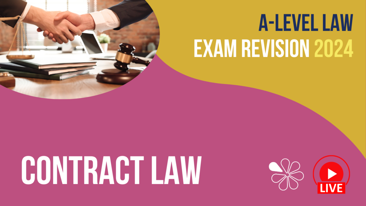 Contract Law | A-Level Law Revision for 2024 | Livestreams | tutor2u
