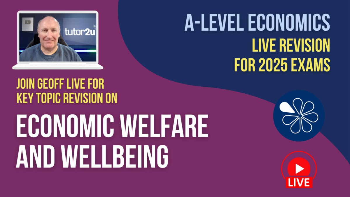 Economic Welfare and Wellbeing | A-Level Economics Live Revision 2025 ...