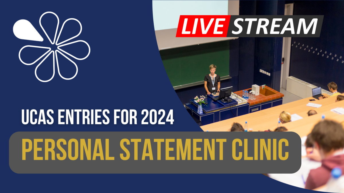Personal Statement Student Clinic: UCAS Entry for Economics in 2024 | Livestreams | tutor2u