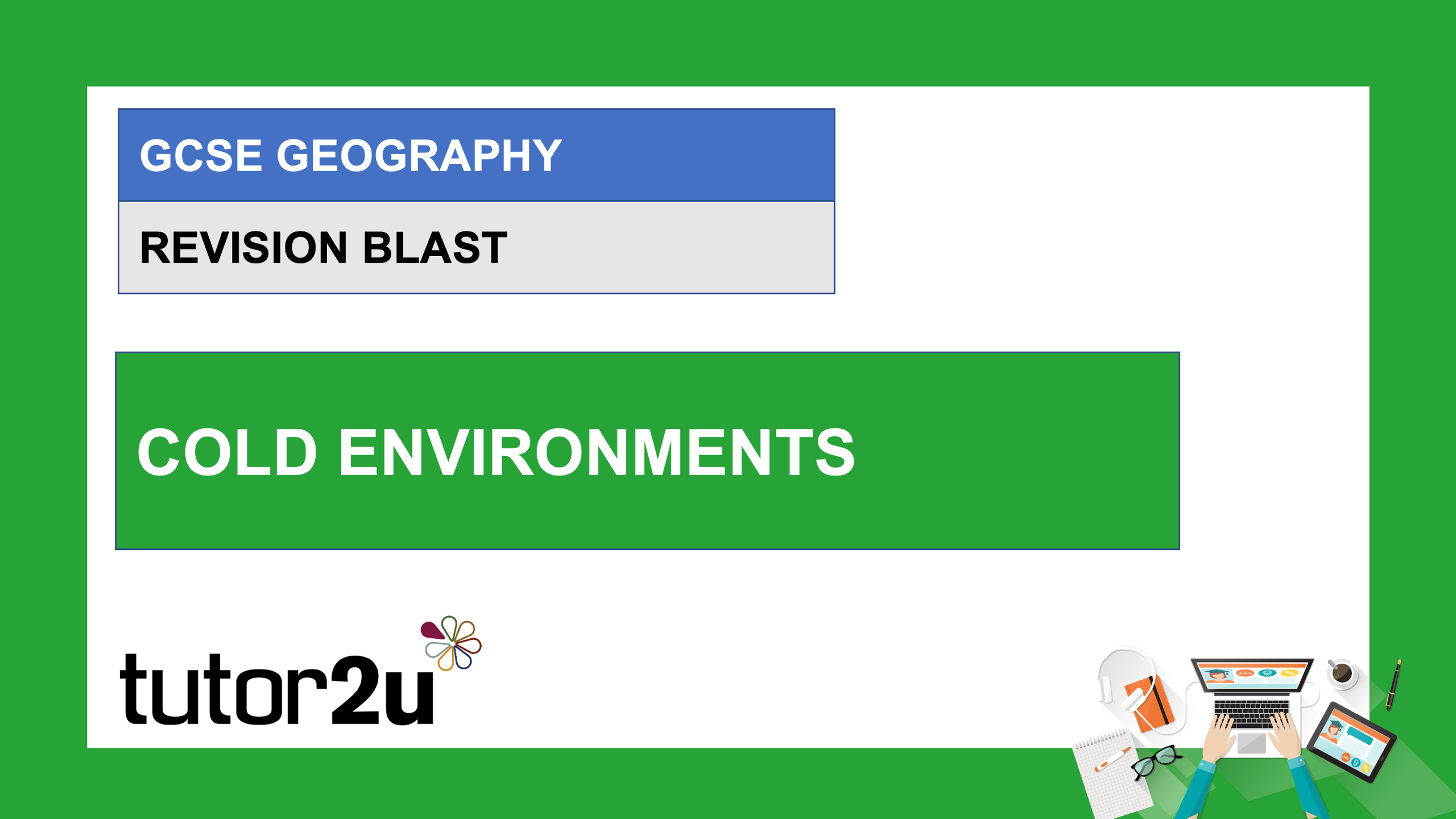 AQA GCSE Geography Revision Blast | Cold Environments | Livestreams ...