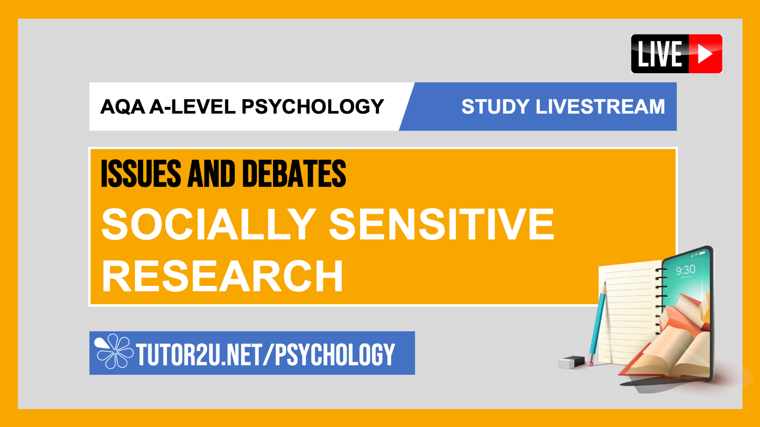 AQA A-Level Psychology | Study Livestream | Issues & Debates | Socially ...