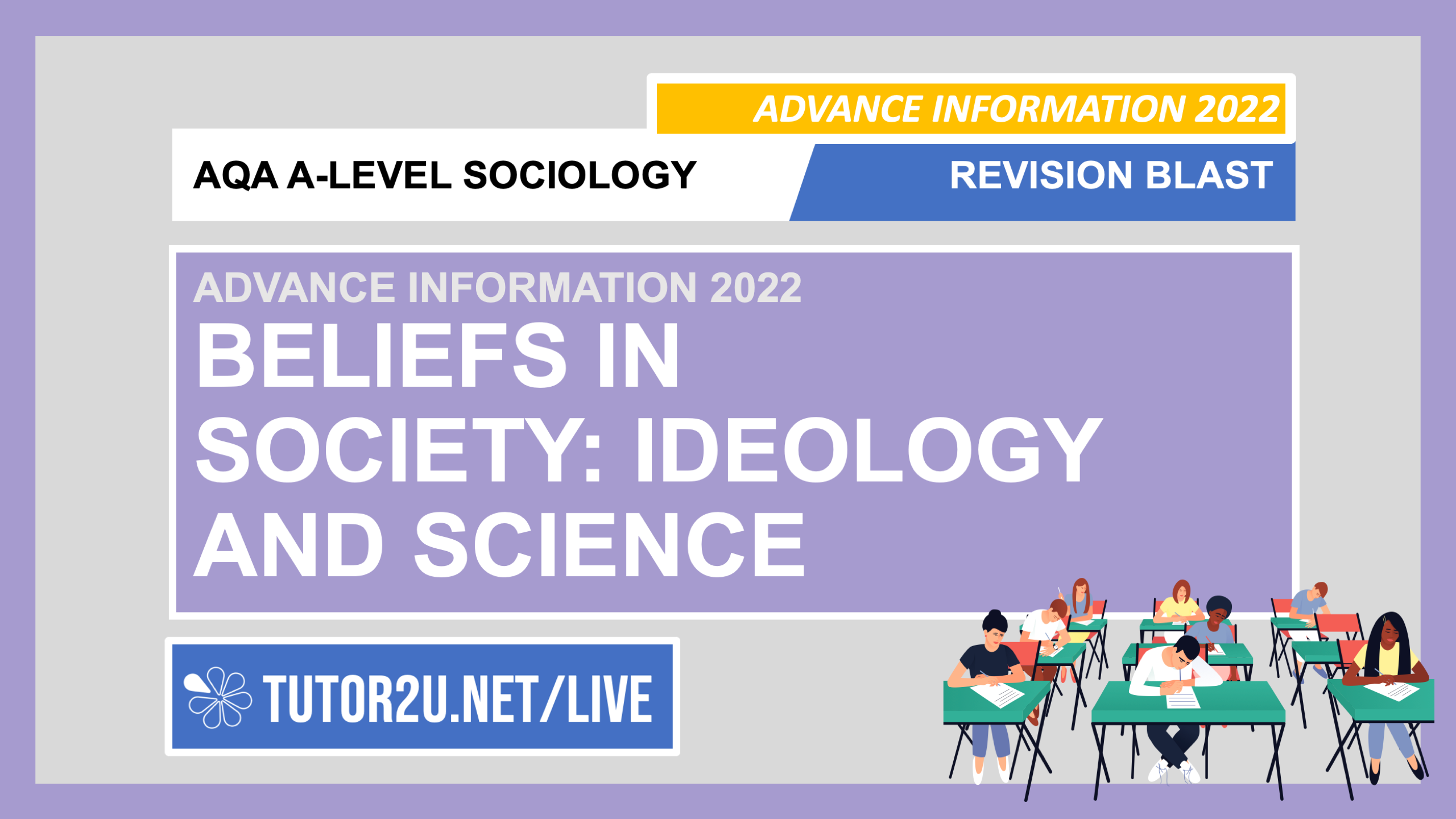 AQA A-Level Sociology | Advance Info 2022 Revision Blast | Beliefs in ...