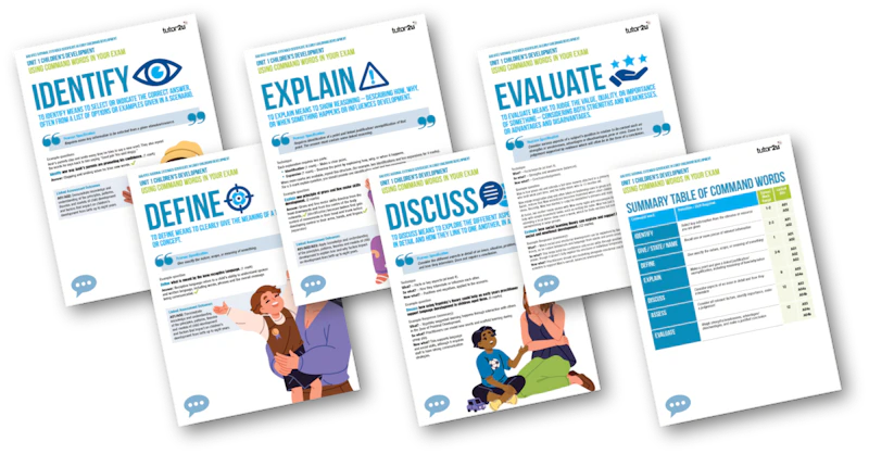 Using Command Words in Your Exam | Unit 1 Children's Development ...